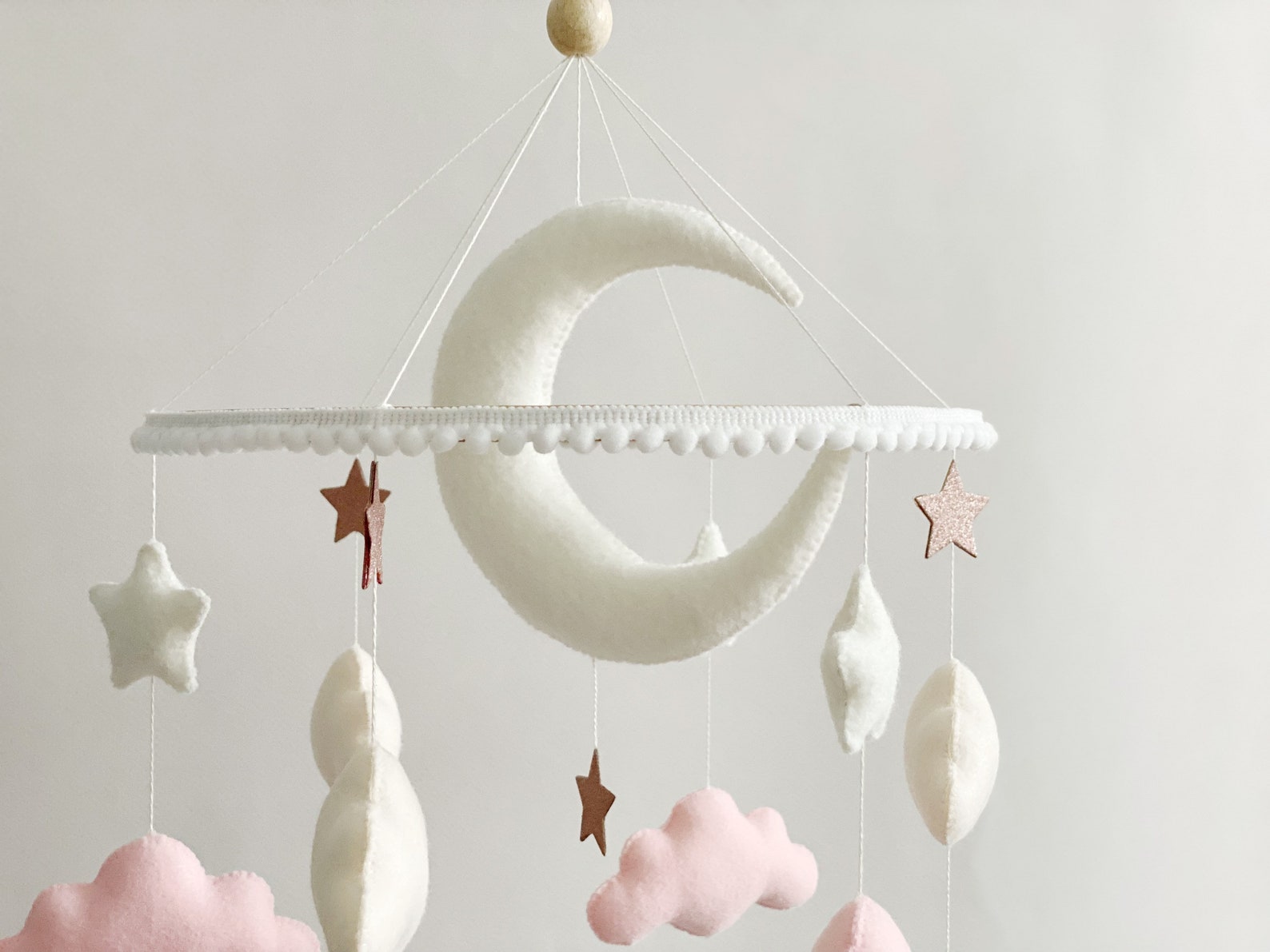 Neutral Baby Mobile Starry Night Baby Mobile Baby Crib | Etsy