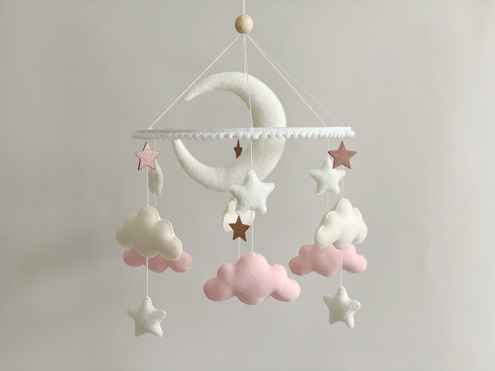 Neutral Baby Mobile Starry Night Baby Mobile Baby Crib | Etsy