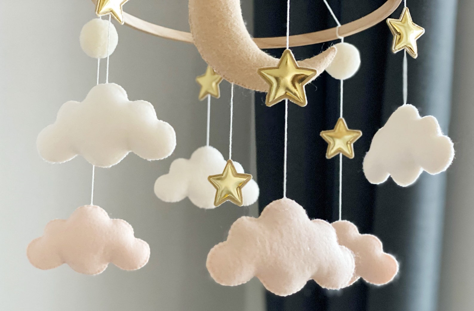 Neutral Baby Mobile Starry Night Baby Mobile Baby Crib - Etsy
