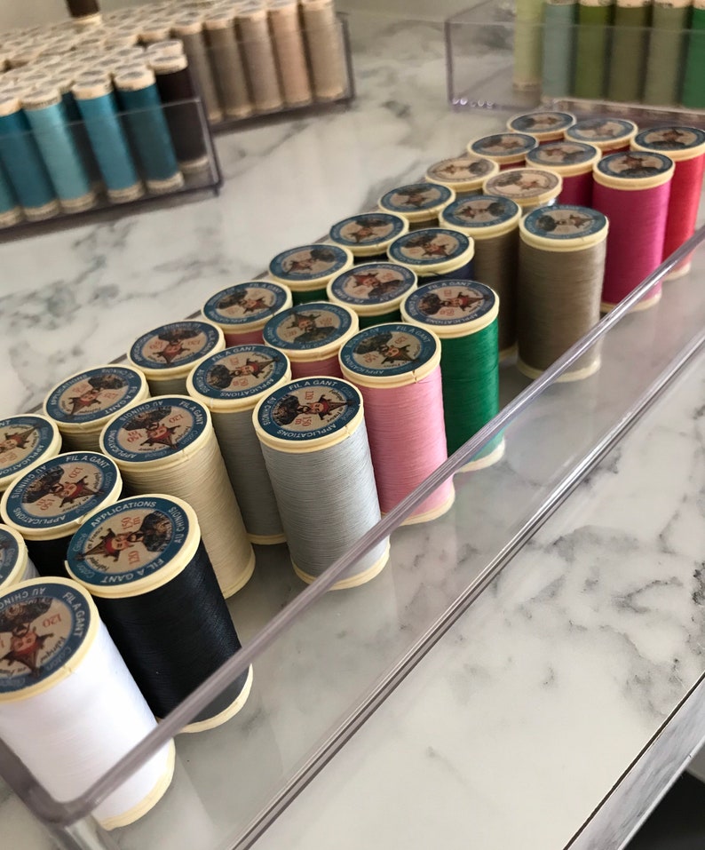 Sajou No. 650 Dark Blue GLOVING THREAD Fil a Gant Au Chinois - Etsy