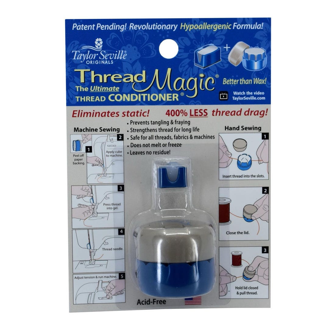Taylor Seville Thread Magic Round & Cube, the Ultimate Thread Conditioner - Etsy