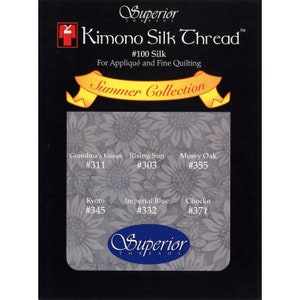 Superior Threads- Kimono Silk Thread- Summer Collection - Etsy