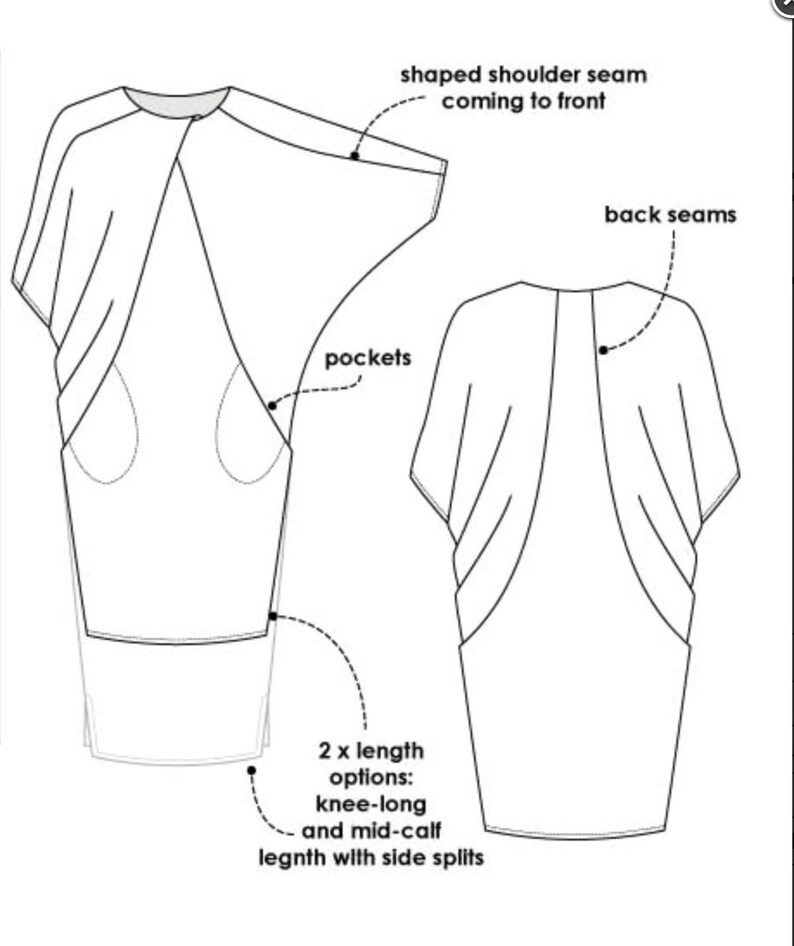 Hedy Designer Dress- Style Arc Paper Pattern- Sizes 4-16, 18-30 - Etsy