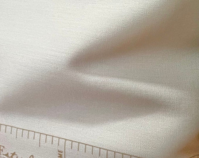 Off- White Solid COTTON Fabric- “creme De La Creme“- Art Gallery- AGF ...