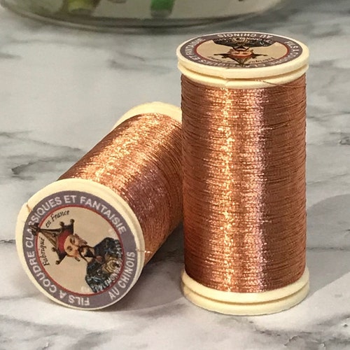 Sajou No. 235 FUCHSIA Metallic Thread Fil Au Chinois - Etsy