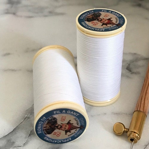 Sajou No. 312 Ecru GLOVING THREAD Fil a Gant Au Chinois - Etsy