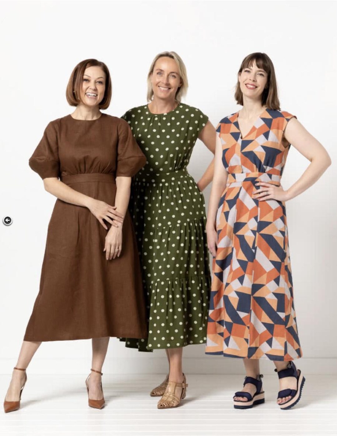 Trinnie Dress Extension Pack- Style Arc Paper Pattern- Sizes 4-16, 10 ...