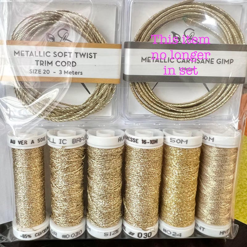 Metallic Embroidery - Etsy