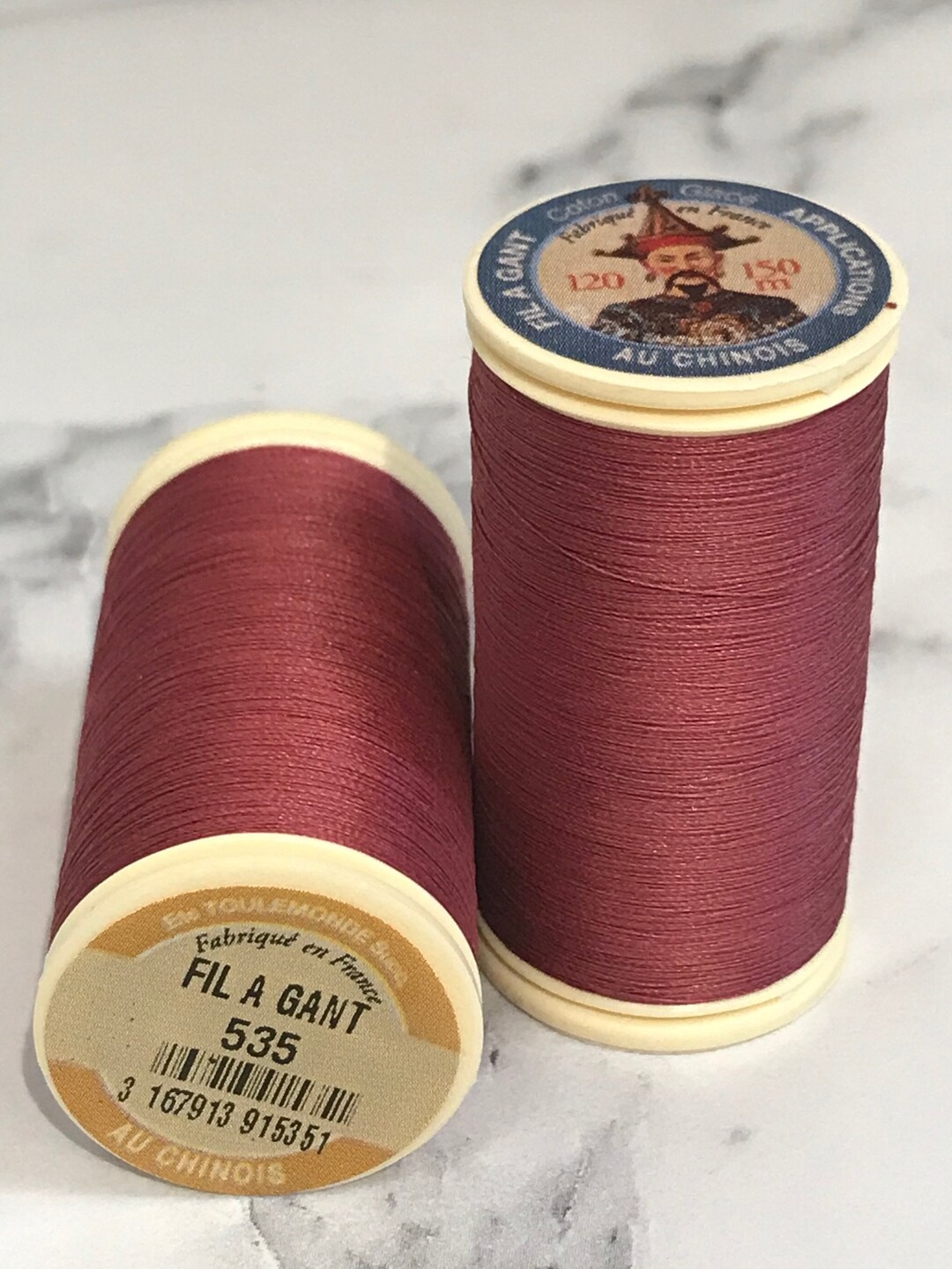 Sajou No. 535- Garnet GLOVING THREAD- Fil a Gant Au Chinois - Etsy