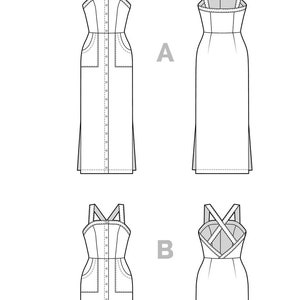 Fiona Sundress- Closet Core Paper Pattern- Size 0 - 20 - Etsy