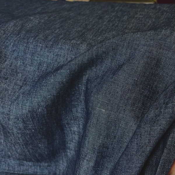 Indigo Linen - Etsy