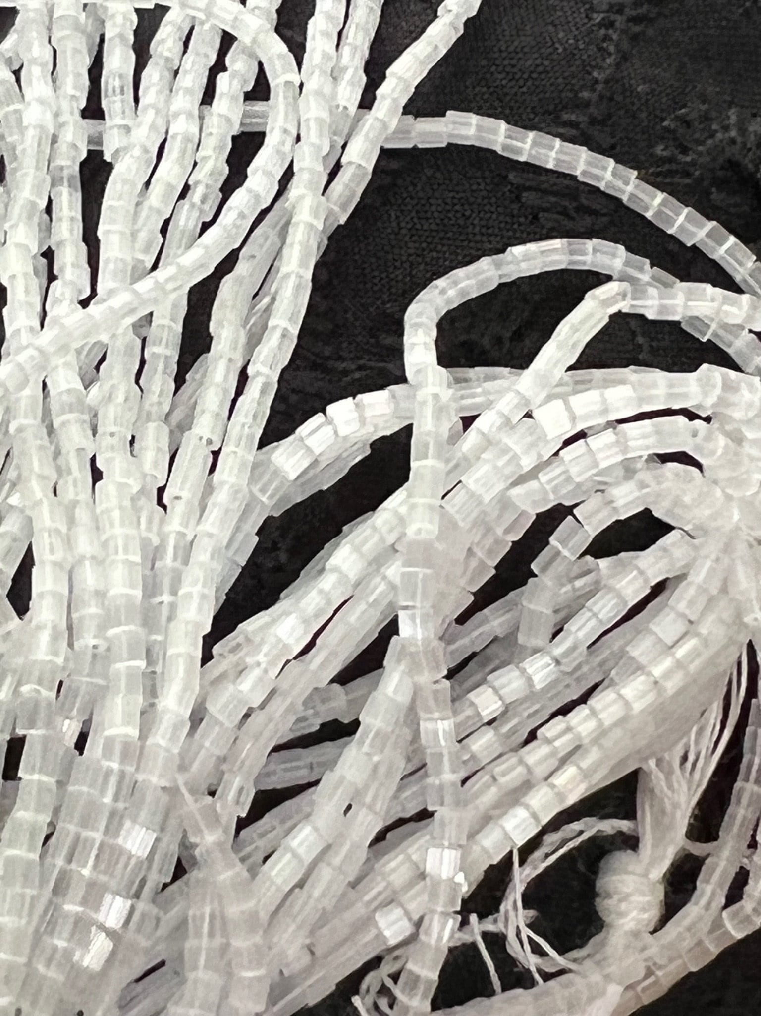 Satin White Bugle Beads Round 1/2 Czech Glass Beads 2175 - Etsy