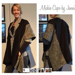 Mickie Cape- Style Arc Paper Pattern- Sizes 4-16, 18-30 - Etsy