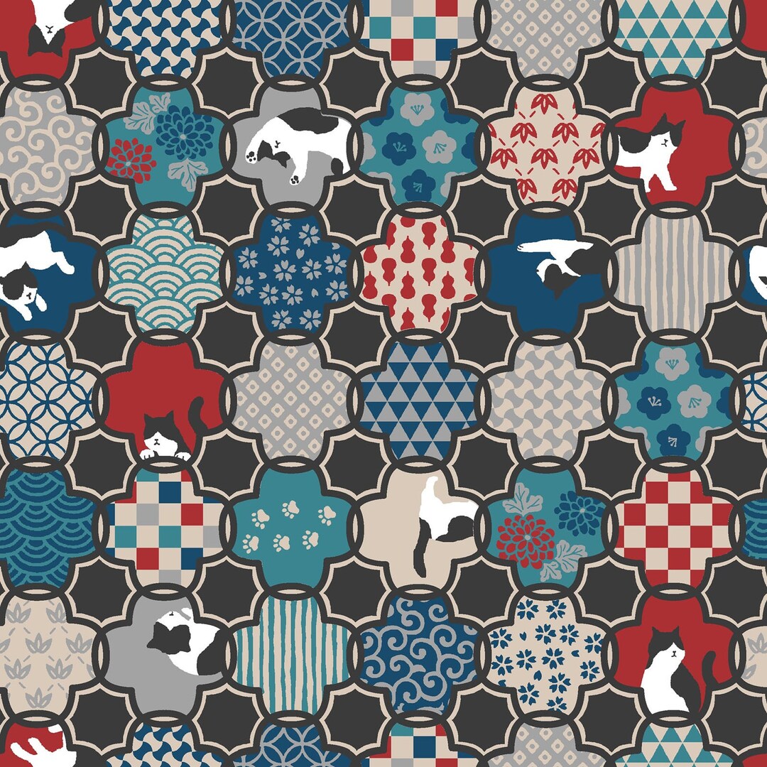 Red, Blue, Black With Cats- Hachiware Romance II- Cosmo- Japanese ...