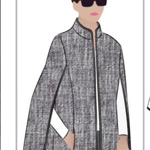 Nell Cape- Style Arc Paper Pattern- Sizes 4-16 - Etsy