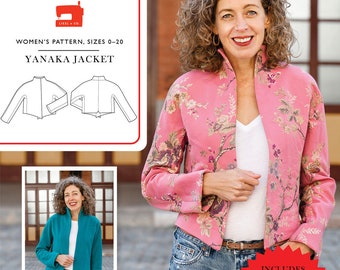 Yanaka Jacket Sewing Pattern Liesl & Co Sizes 0-20 - Etsy