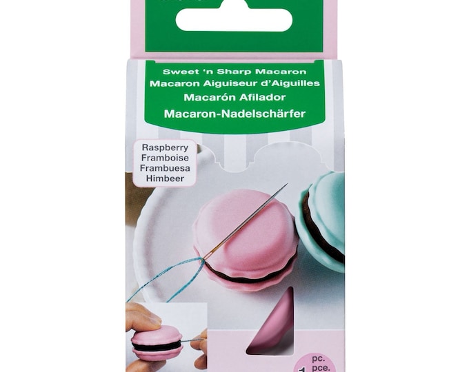 Sweet 'n Sharp Macaron Needle Sharpener- Clover- Raspberry (pink) or ...