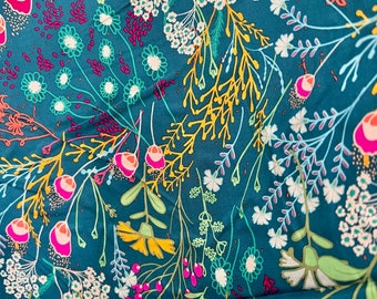 Bold Floral Fabric - Etsy
