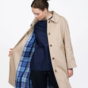 Car Coat Paper Pattern the Assembly Line TAL Sizes XS-L - Etsy