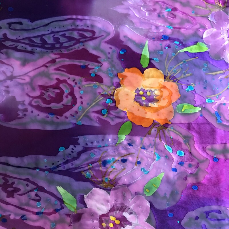 Silk Devore Fabric - Etsy