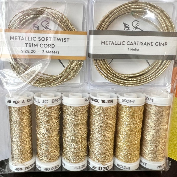 Metallic Embroidery - Etsy