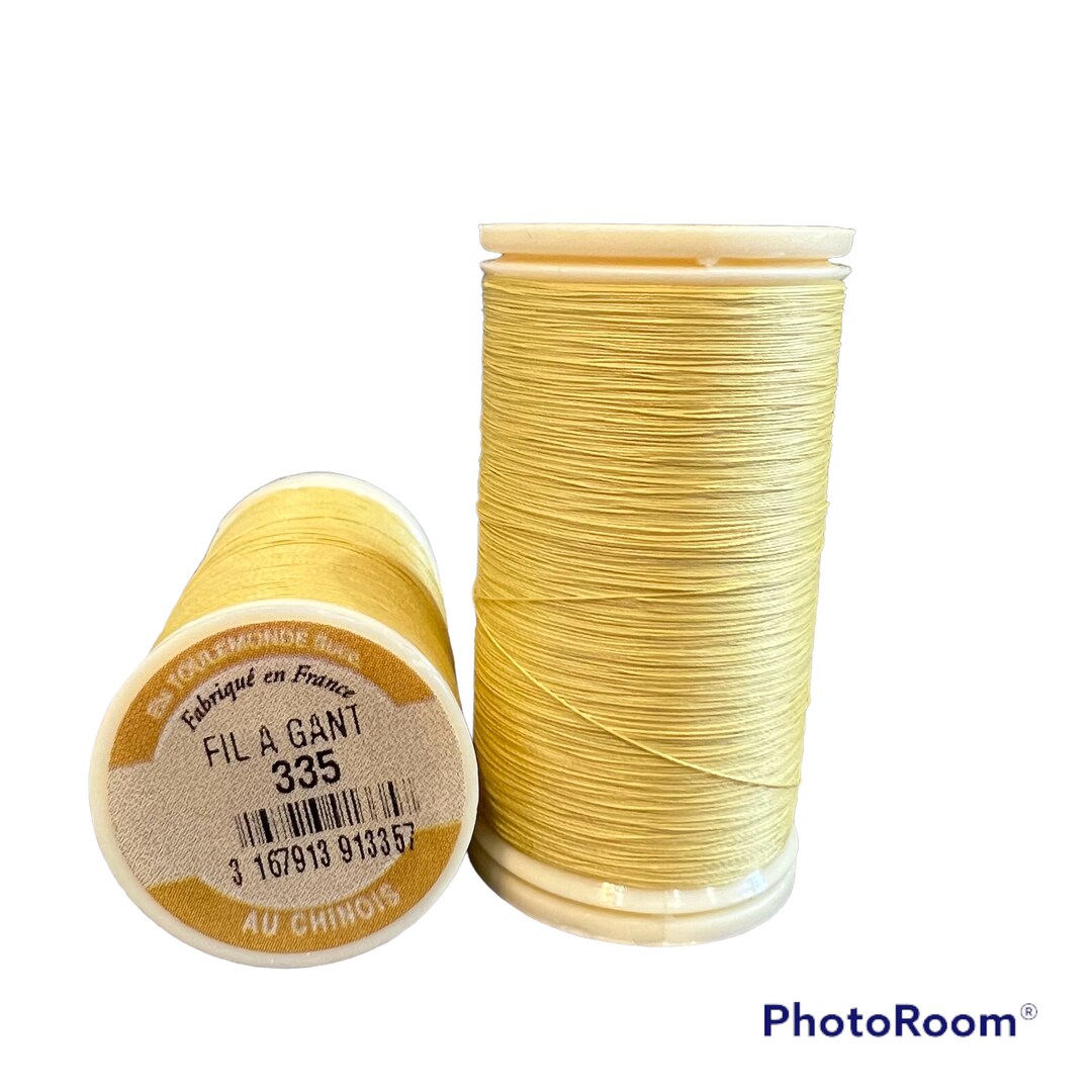 Sajou- No. 335- CANARY GLOVING THREAD- Fil a Gant Au Chinois - Etsy