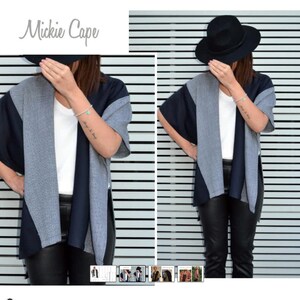 Mickie Cape- Style Arc Paper Pattern- Sizes 4-16, 18-30 - Etsy