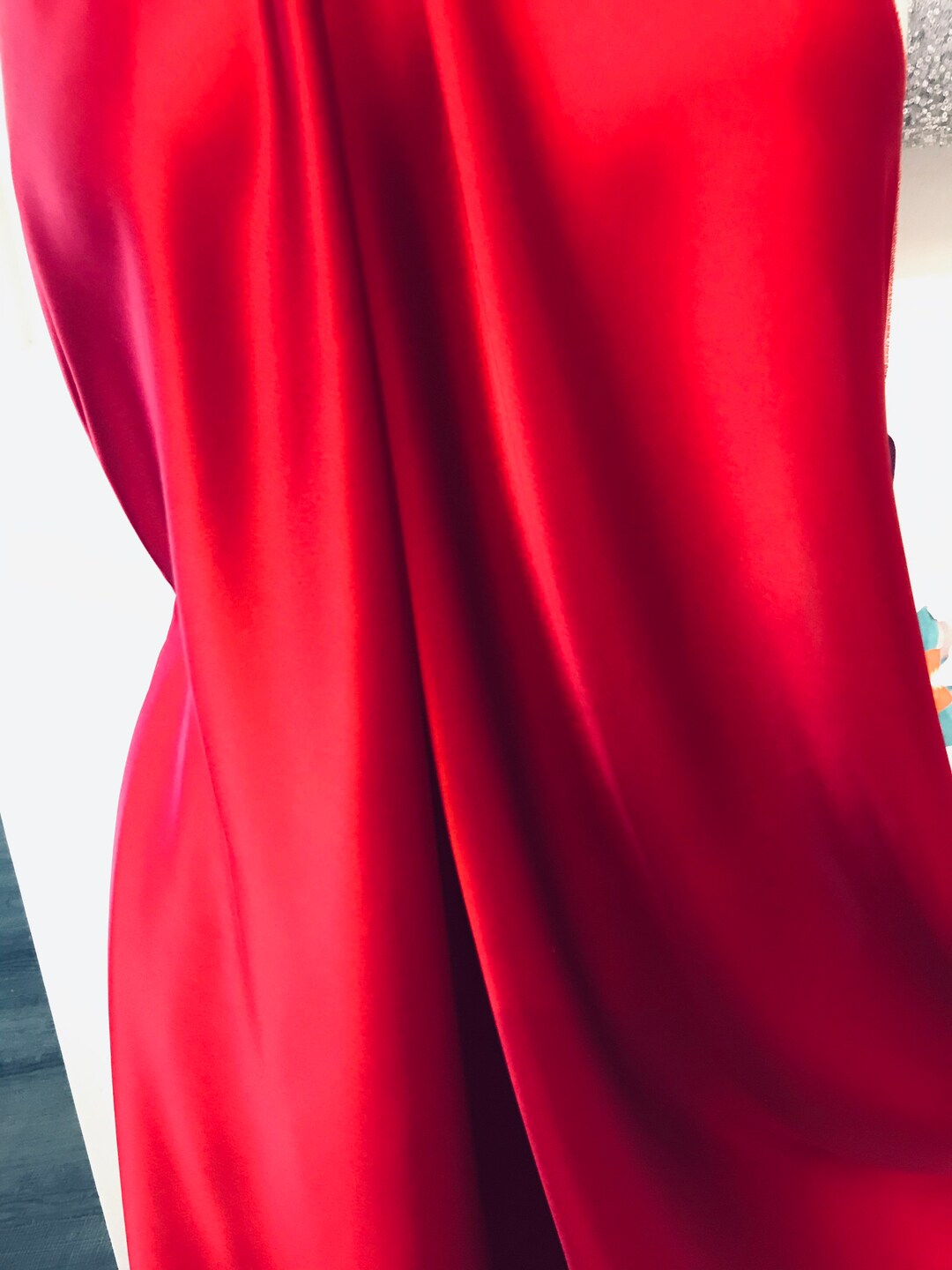 Claret Pure Silk Charmeuse Fabric- 18MM- 45" Wide - Etsy