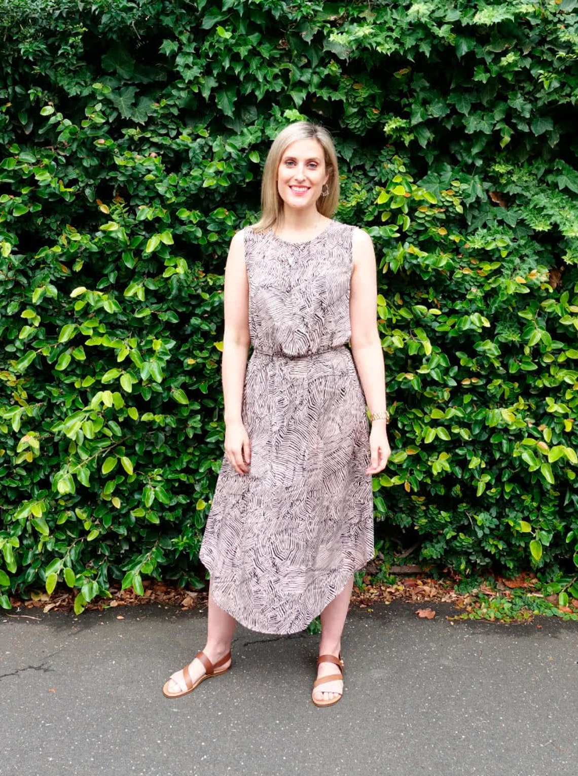 Asha Dress Style Arc Paper Pattern Sizes 4-16 - Etsy