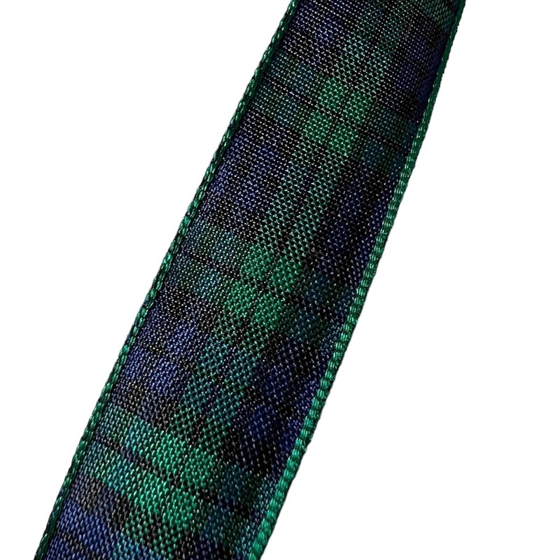 Green Plaid Ribbon - Etsy