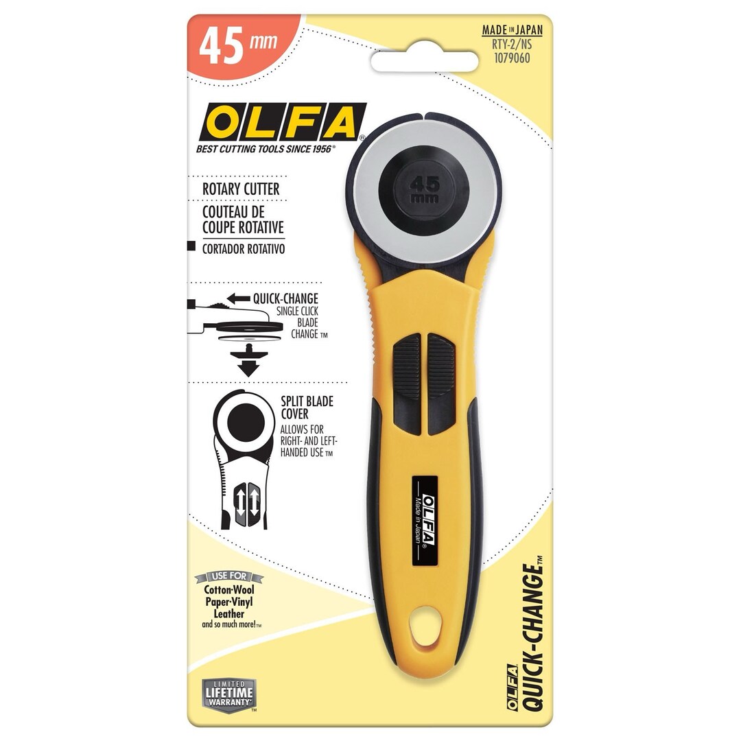 Olfa Rotary Cutter 45mm Quick Change - Etsy