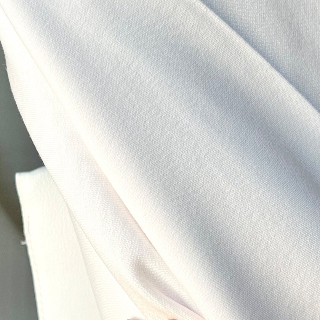 Trainers Cotton French Terry- “white"- 59" Wide - Etsy