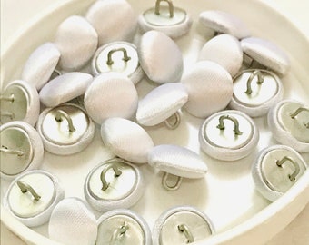 Satin Bridal Buttons - Etsy