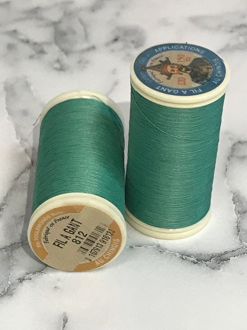 Sajou No. 812 Jade GLOVING THREAD Fil a Gant Au Chinois - Etsy