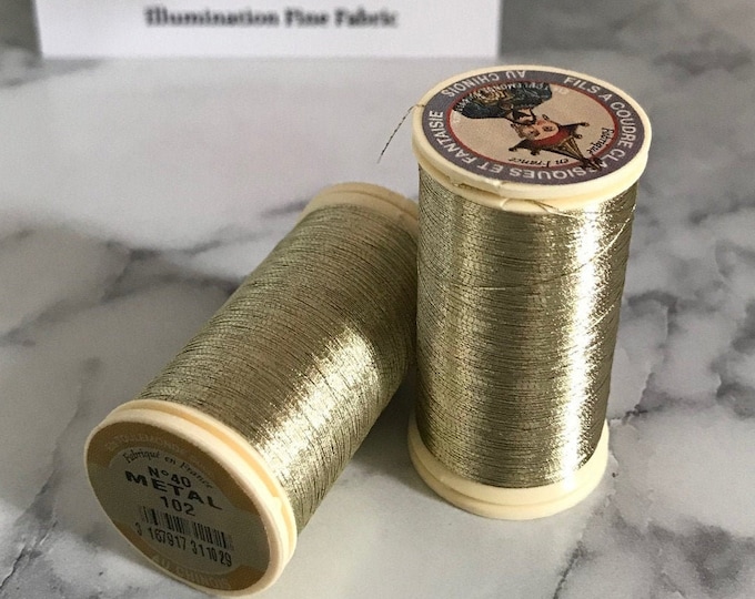 Sajou No. 102 Gold Metallic Thread Fil Au Chinois - Etsy