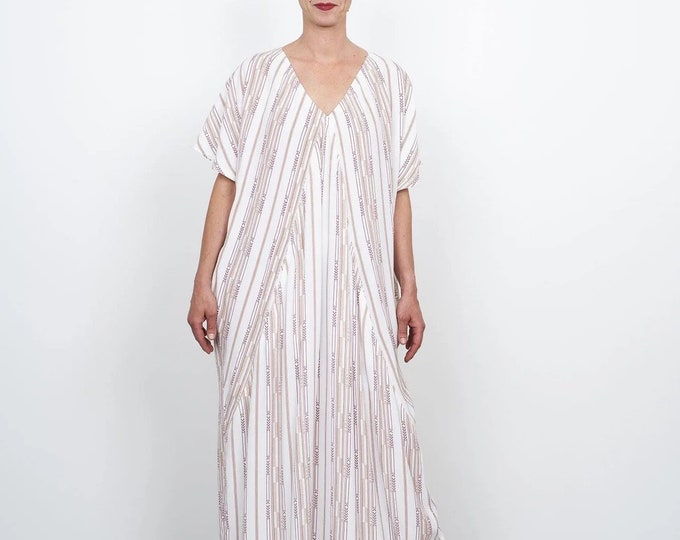 Minimalist Kaftan Dress Paper Pattern- the Assembly Line- TAL- Sizes S ...