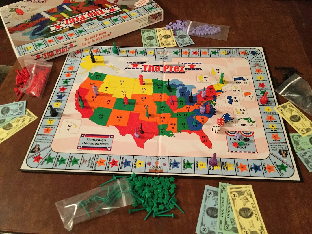 The Prez Board Game - Etsy