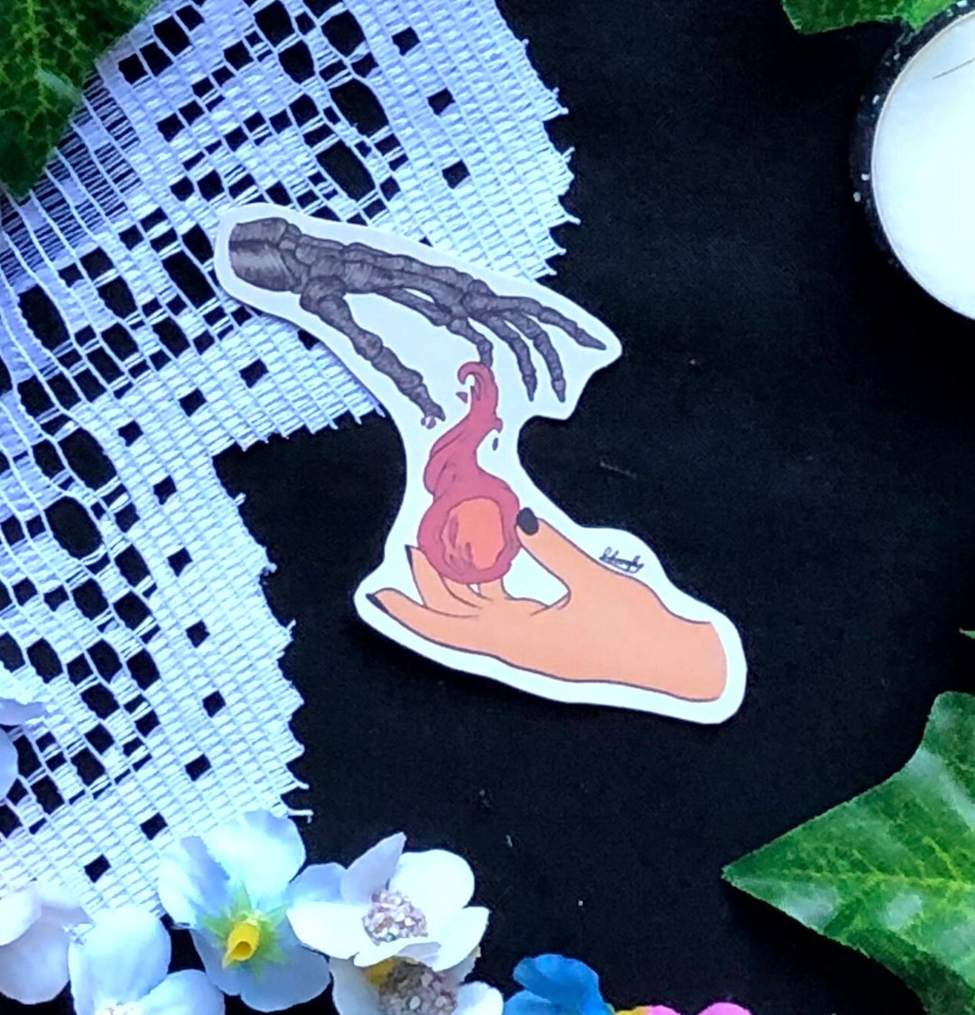 Exchange Sticker Original Artwork Gloss Die Cut - Etsy