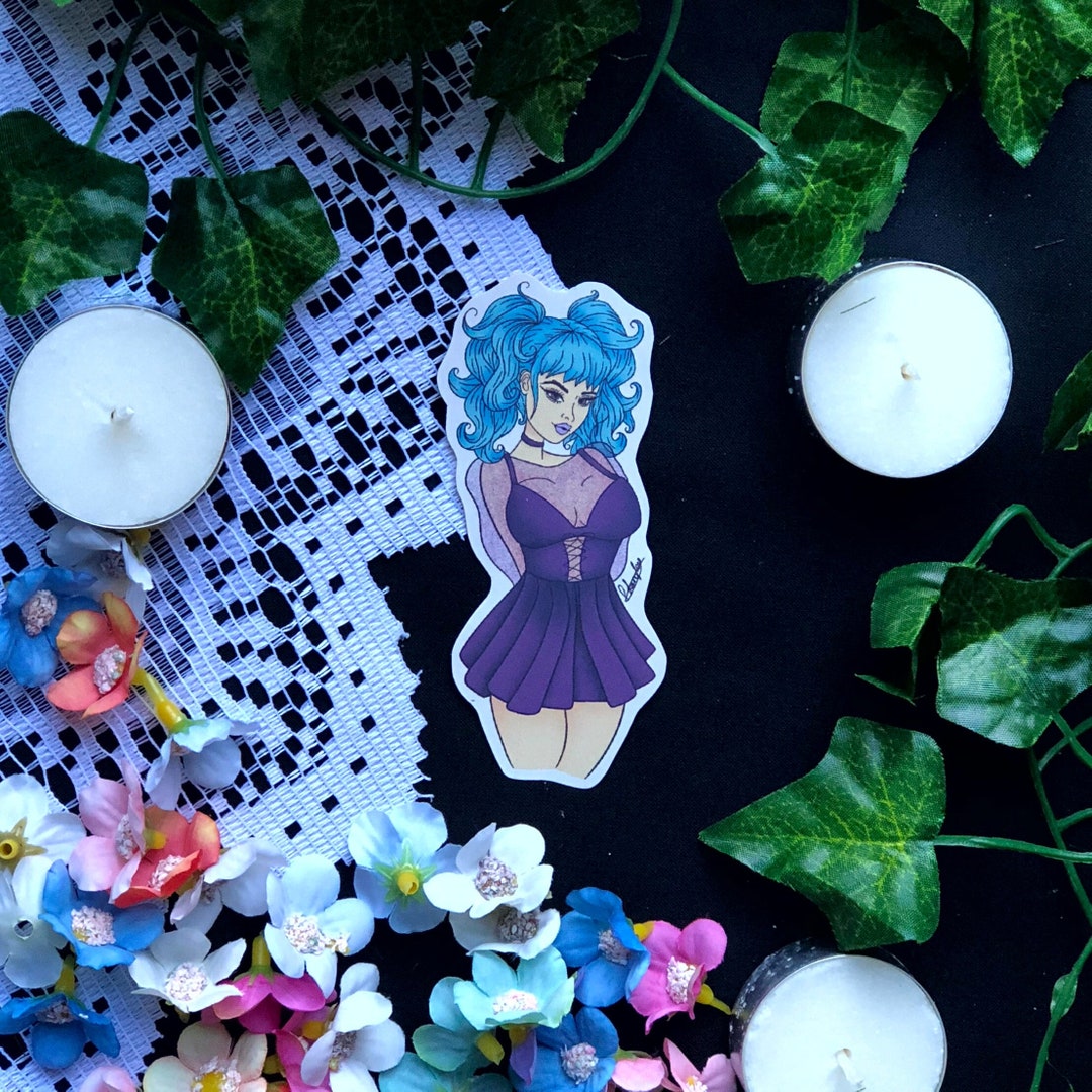 Layla Sticker | Original Artwork | Gloss | Die Cut - Etsy