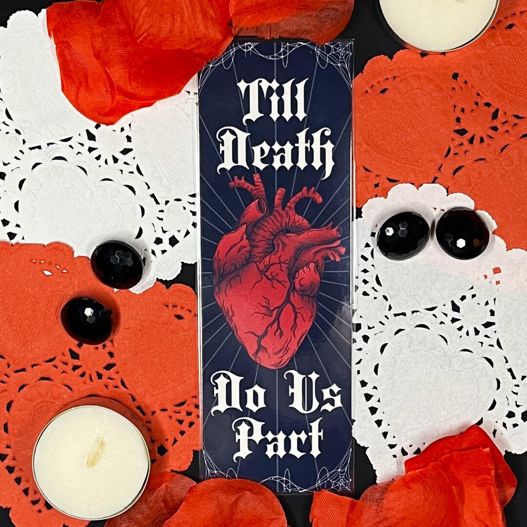 Till Death Bookmark | Illustration | Handmade | A5 | Matte Finish - Etsy