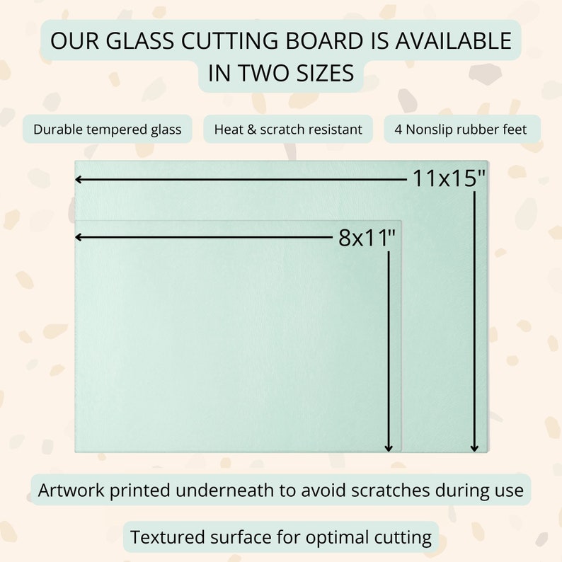 Personalized Ocean Beach Tempered Glass Cutting Board, Custom Monogram ...
