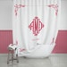 Monogrammed Shower Curtain | Custom Monogram Bathroom Set ...