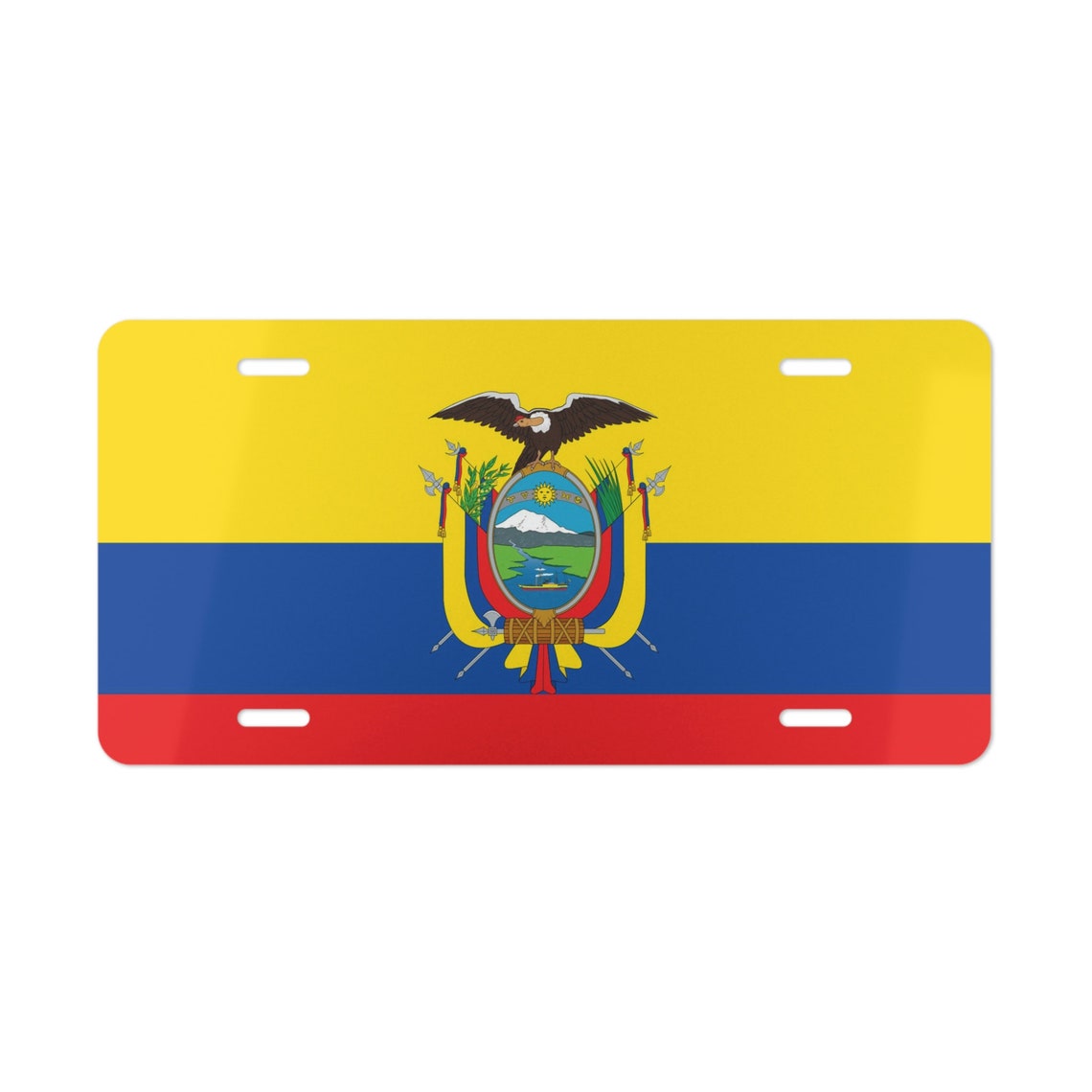 Ecuador License Plate, Travel License Plates, Car Enthusiast Gift ...
