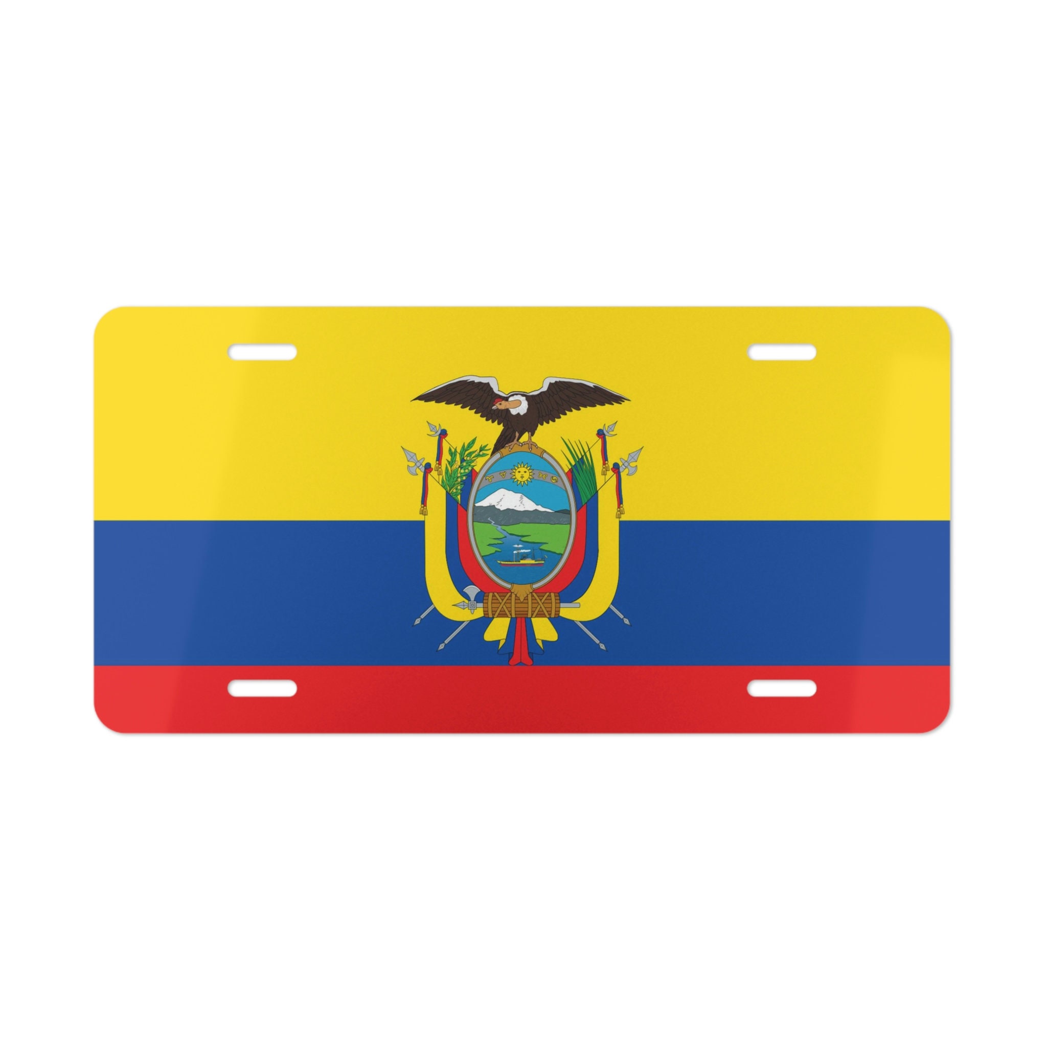 Ecuador License Plate, Travel License Plates, Car Enthusiast Gift ...