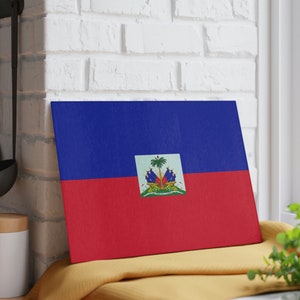 Haiti Flag, Glass Cutting Board, Travel Theme Party, Haitian Gifts ...