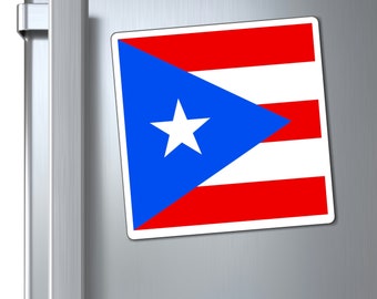 Puerto Rico Flag Magnet - Etsy