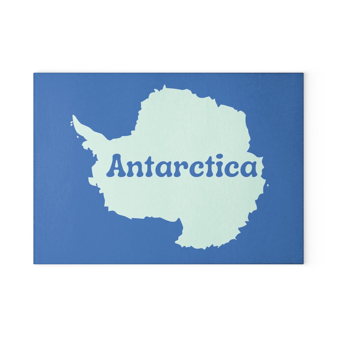 Antarctica Decor, Glass Cutting Board, Tourist Souvenir, Gifts for ...