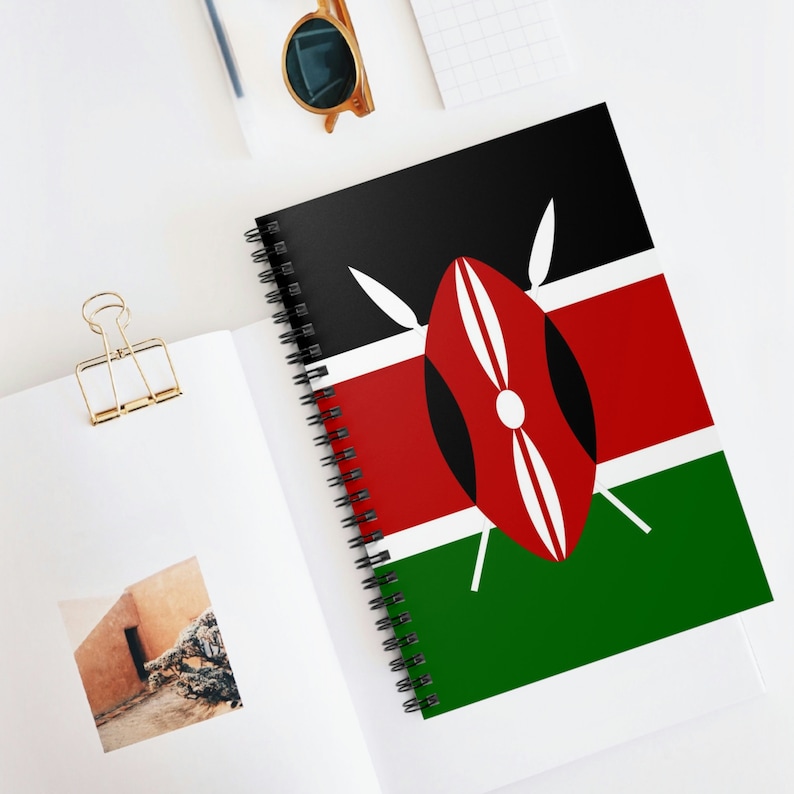Kenya Notebook, Globetrotter Gift, African Pride, Nairobi Kenya, Home ...