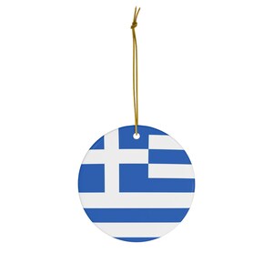 Greece Ornament, Travel Inspired Gift, Athens Greece, Greek Souvenir ...