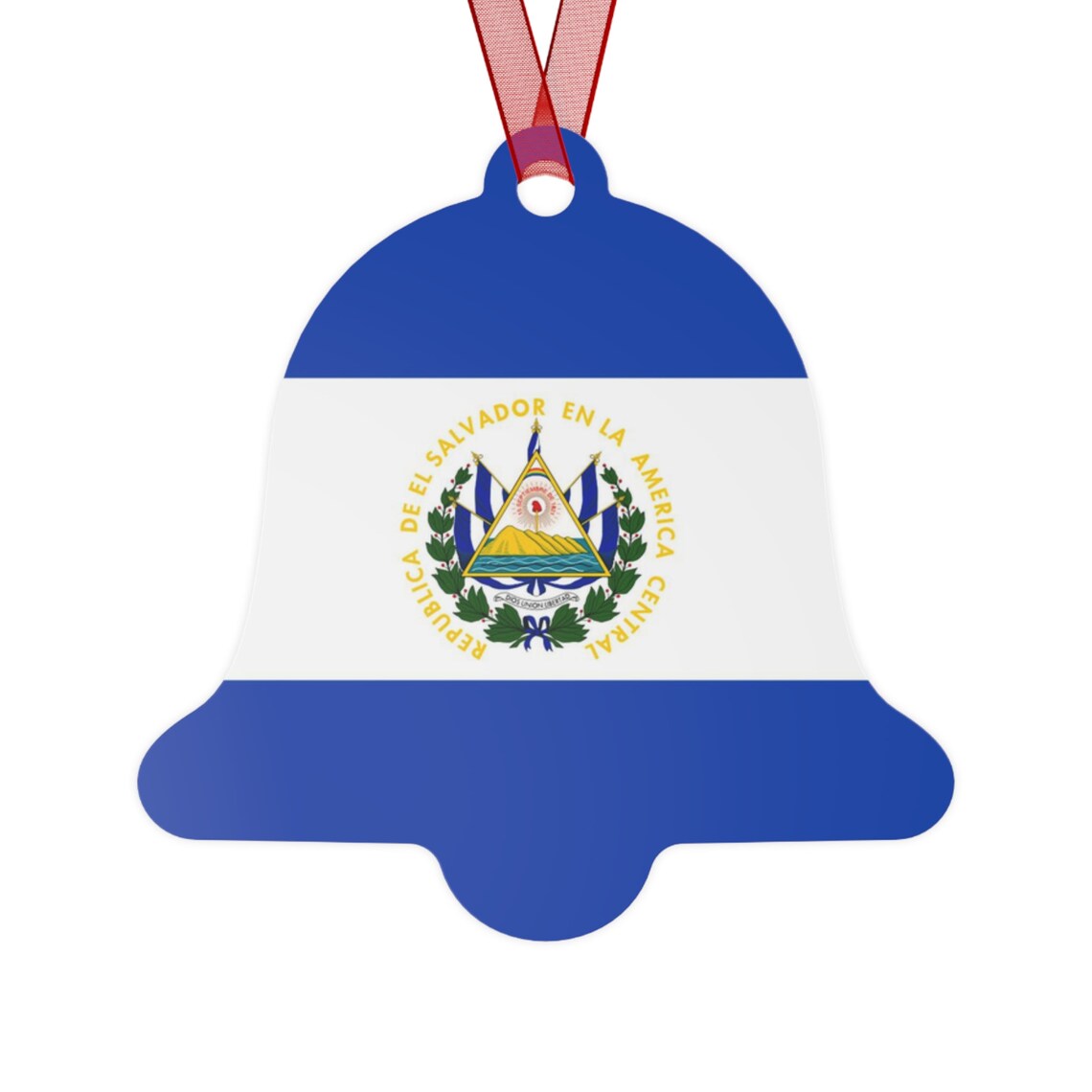 El Salvador Ornament, Travel Themed Gifts, Metal Ornaments, Spanish ...